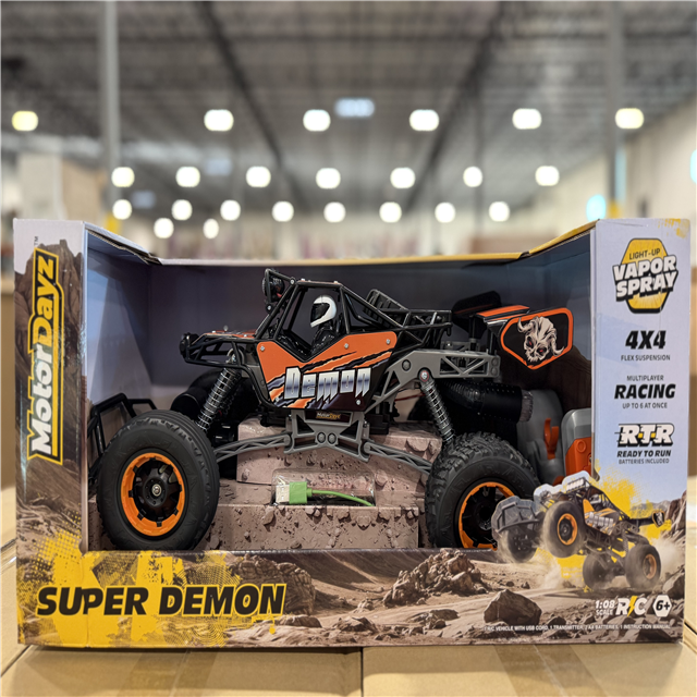 DALLAS LOCATION- NEW! BULLSEYE Motor Dayz RC 4x4 Heavy Metal Demon ...